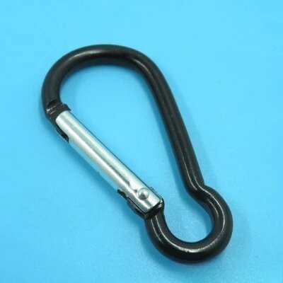 3pcs Aluminum Carabiner Key Chain Clip Outdoor Camping Keyring Snap Hook Water Bottle Buckle Travel Kit Climbing Accessories