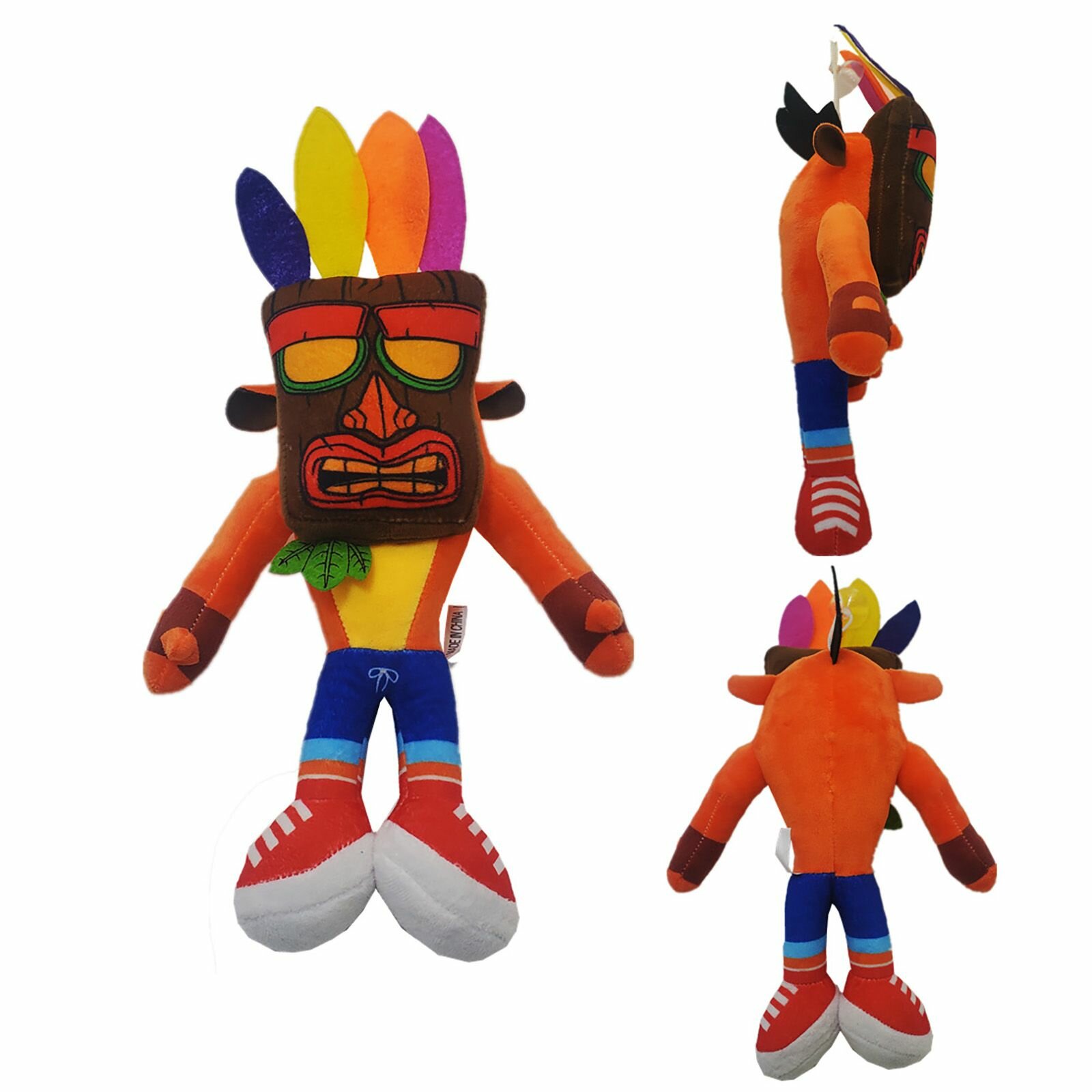 Маска, Растерянный волк, Плюшевая игрушка, Крэш Бандикут, Серия "Безумная трилогия"