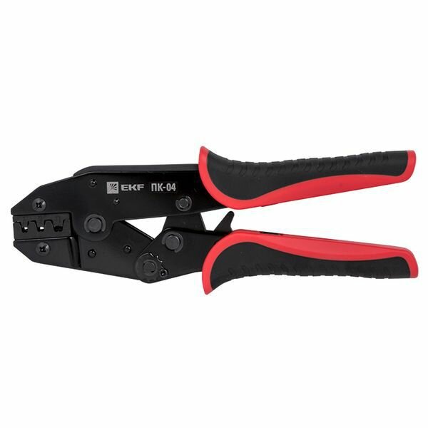 Пресс-клещи ПК-04 0.5-6.0кв. мм НК РП-М РП-П Expert, EKF PK-04-EXP (1 шт.)