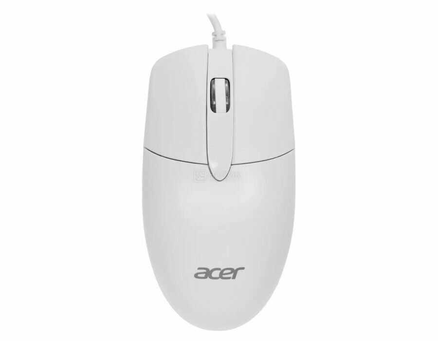 Проводная мышь Acer OMW300 1200dpi, USB 2.0, 110 г, белый ZL. MCECC.01V