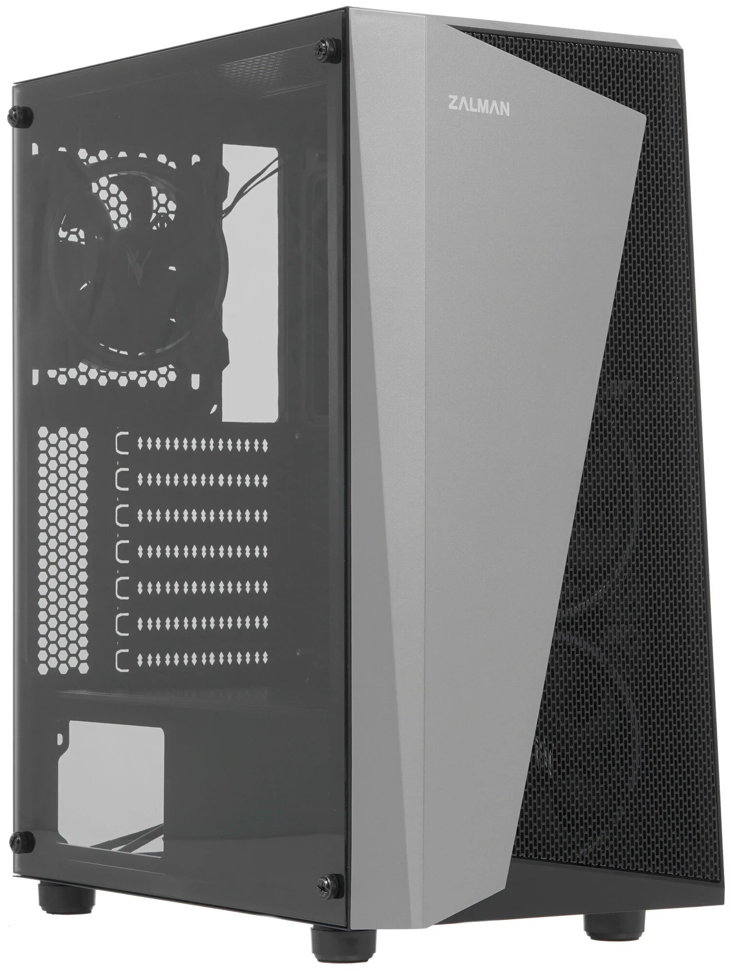 Корпус ATX Zalman S4 Plus, Mid-Tower, Вентиляторы 3 x 120 мм
