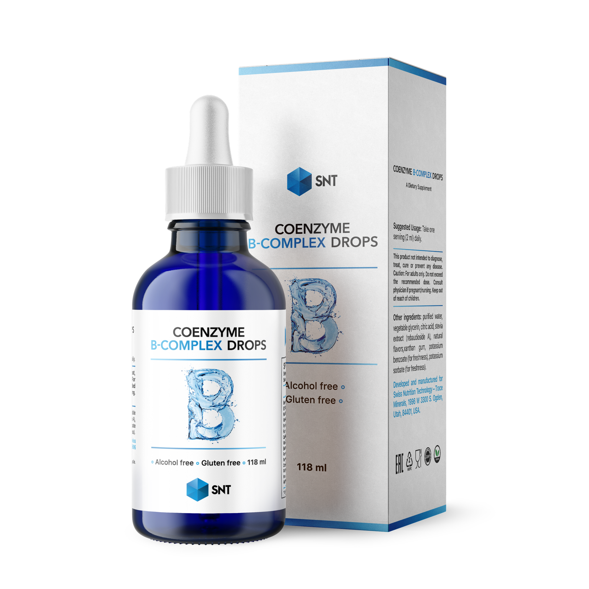Витамины группы B, SNT Liquid Coenzyme B-Complex, Укрепление нервной системы, 118 мл