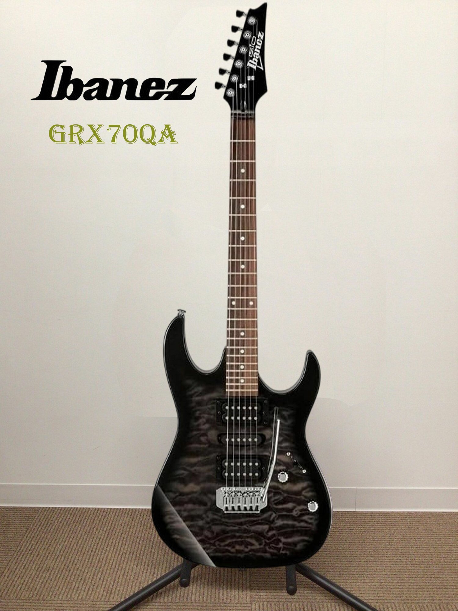 Ibanez Электрогитара 6-струнная, Электрическая гитара корпус Дерево