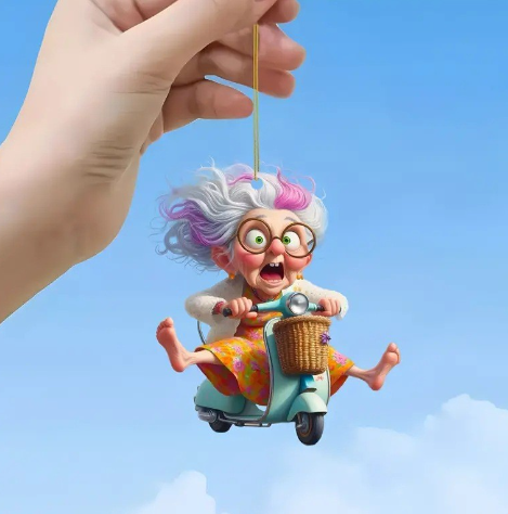 Акриловый 3D кулон – брелок для авто, декор, реалистичный эффект 2 шт.