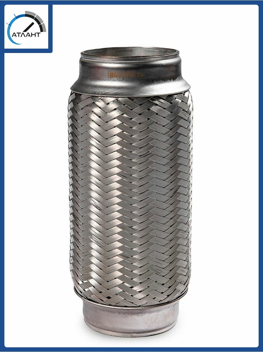 MetalPart Гофра приемной трубы 64x200 УАЗ Патриот, Хантер, компенсационная, усиленная "INTERLOCК" (812001) арт. MP-315195-1220010-01 PRO