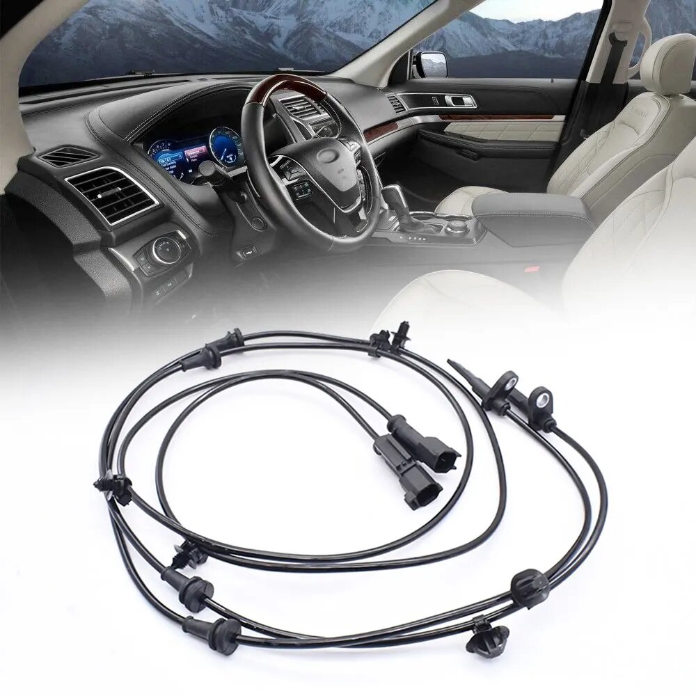 2 шт. передний левый и правый датчик ABS No DA8Z2C204A/DA8Z2C204B для Ford Explorer 2013 2014 2015 2016 2017 2018 2019