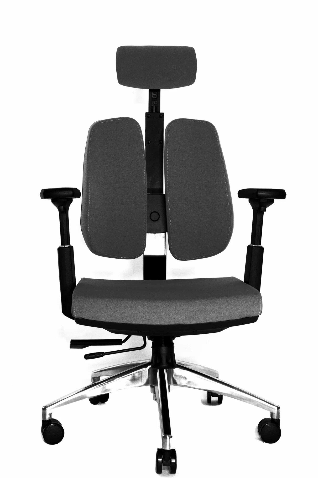 Кресло FALTO ALPHA (корсетная спинка, ткань, тёмно серый)