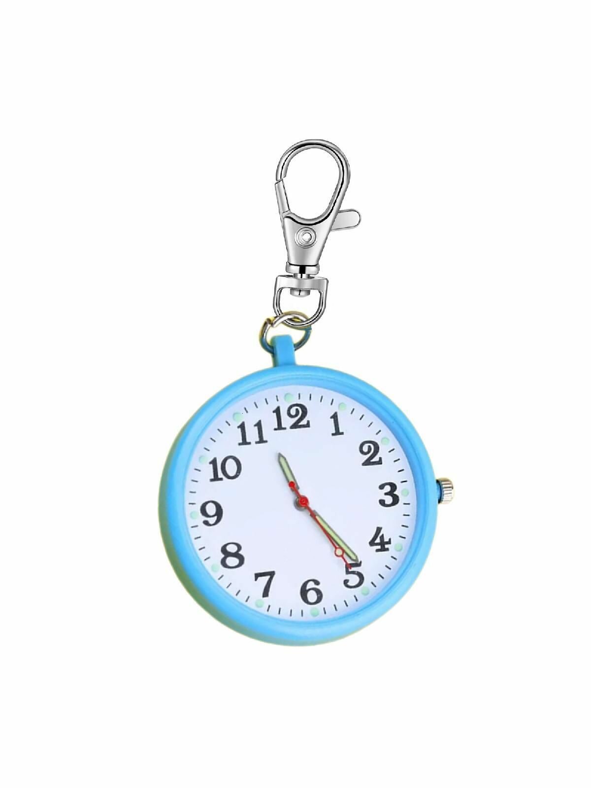 Умные часы, Карманные часы, четкие данные, цифровой брелок, настенные часы-синий