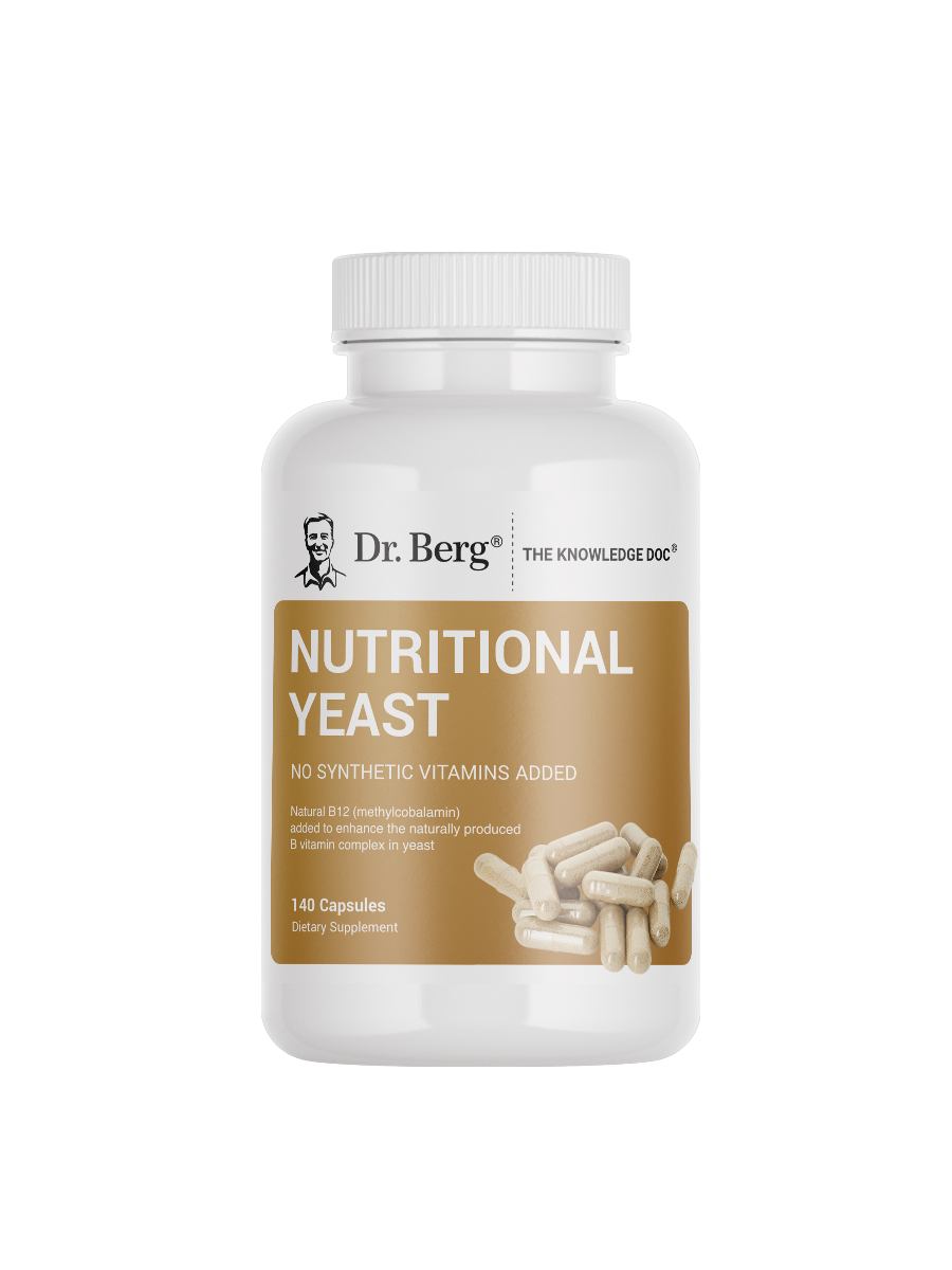 Витамины Dr.Berg Nutritional Yeast, для иммунитета и нервной системы, 140 капсул