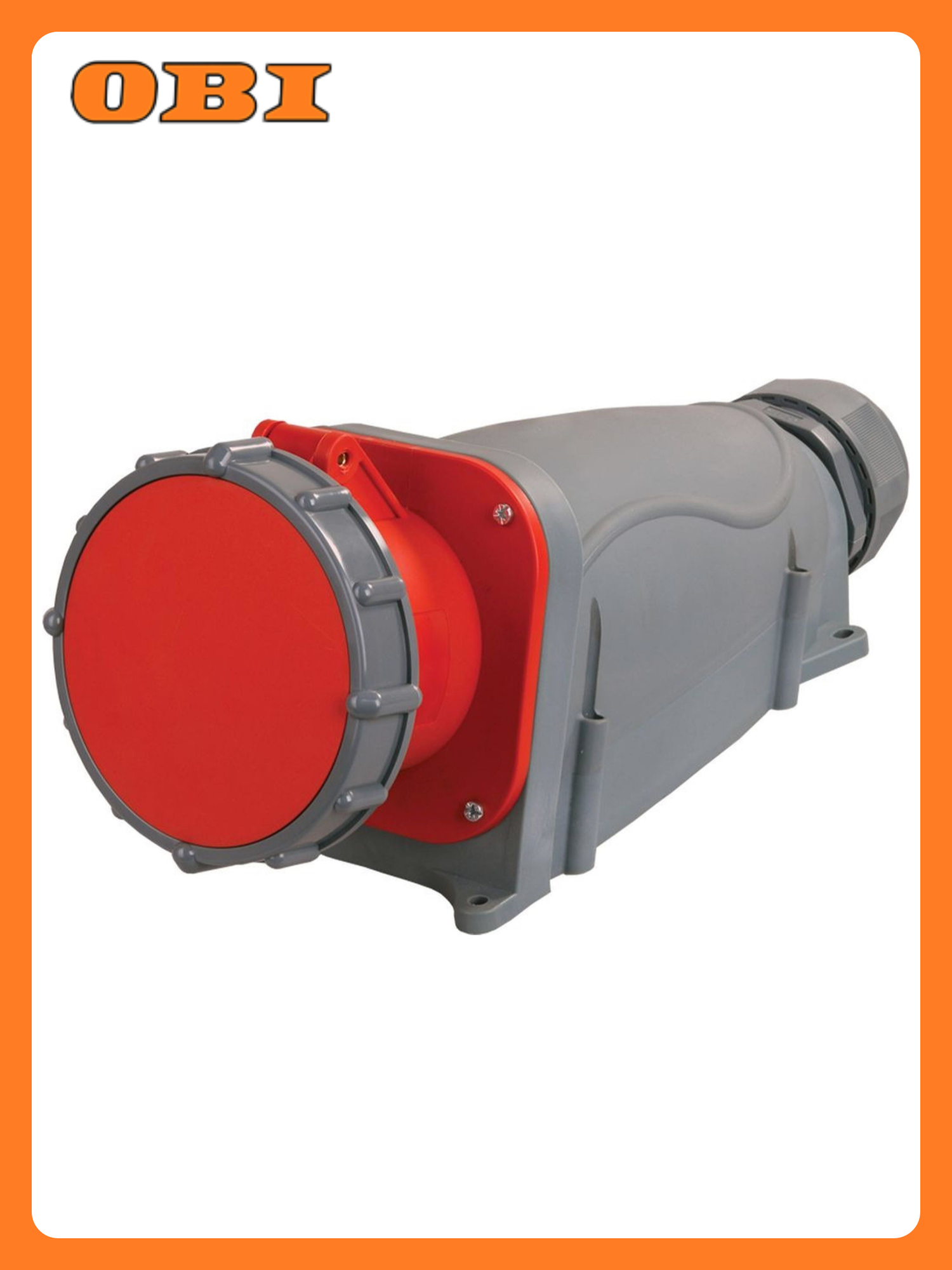 Розетка IEK MAGNUM PSN12-063-5, с откидной крышкой, IP67, пластик, белая