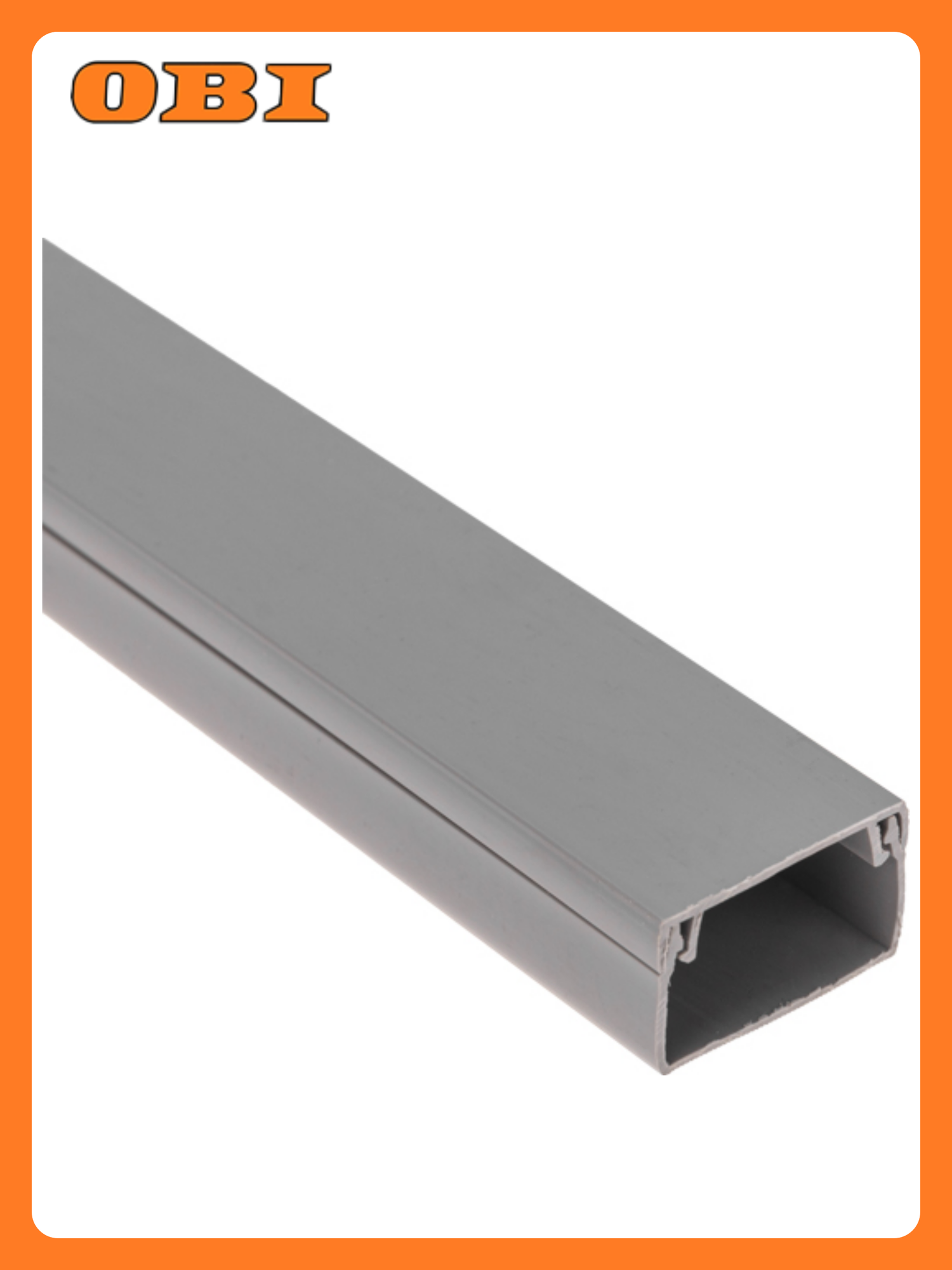 Кабель-канал REXANT 20х10 мм 2 метра упаковка серый