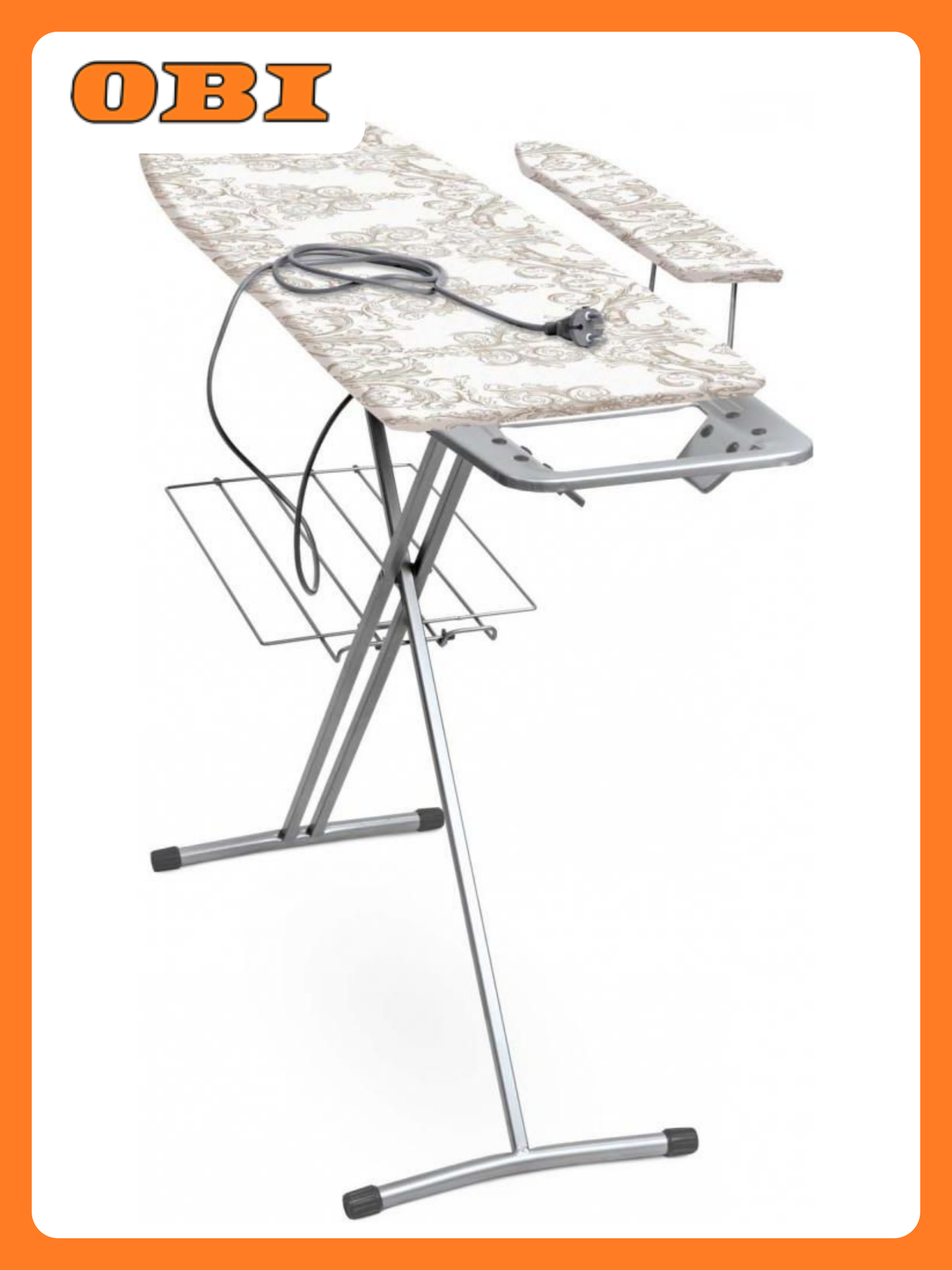 Гладильная доска НИКА н3+ фанера 122х34х85 см (расцветка чехла в ассортименте)