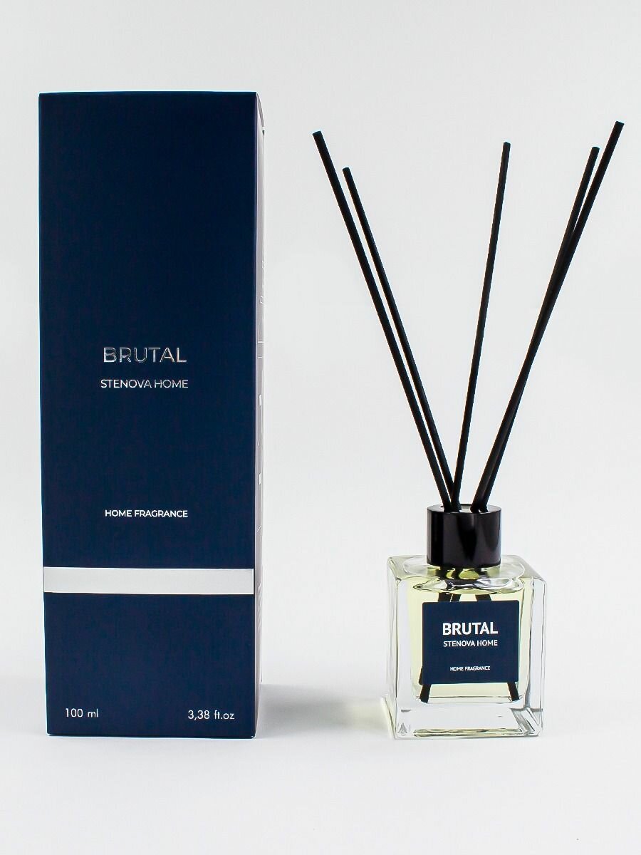 Аромадиффузор с палочками брутальный 100 мл. STENOVA HOME