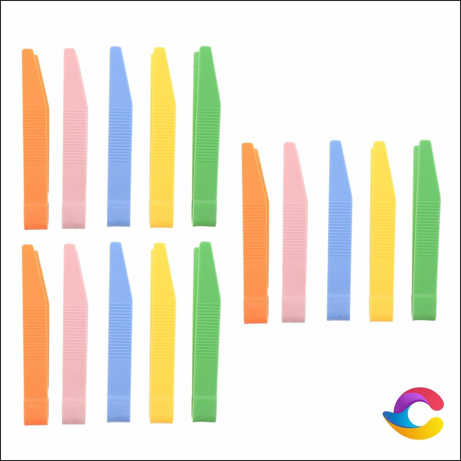 Детские Пластиковые Пинцеты, Развитие Мелкой Моторики, Образовательные Игры, Наблюдение За Природой, 15 Штук