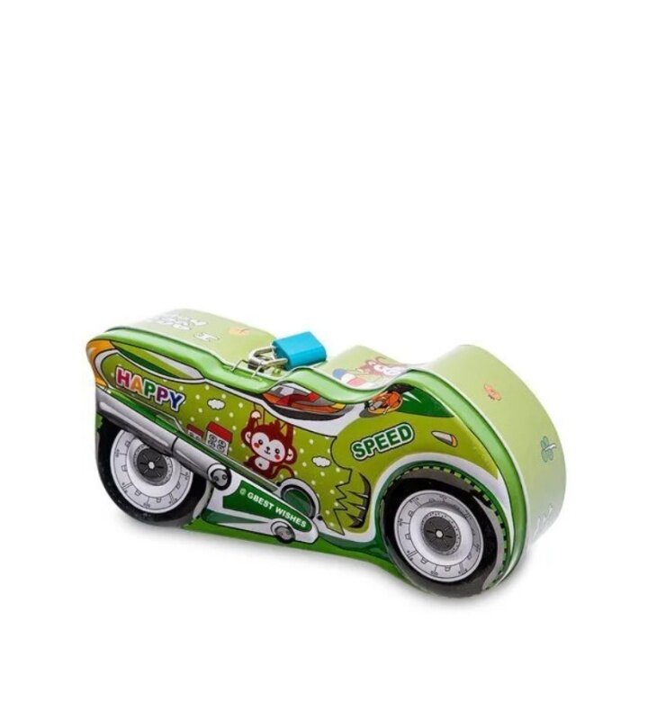 Металлическая копилка Мотоцикл зеленый BX- 32 113-603138зел