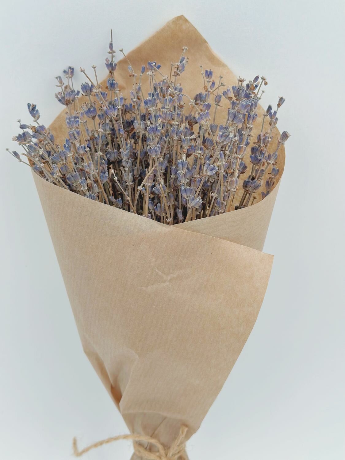 Лаванда интерьерная ароматная сухоцветы, в упаковке 30 см, 50 гр букет, подарок