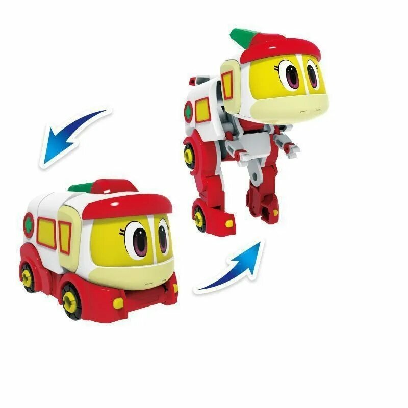 Игрушка-трансформер Команда (Отряд) Дино "Gogo Dino" динозавр Рэкс (Rocky)