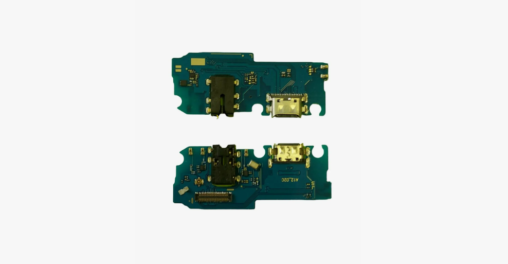 Нижняя плата для Samsung Galaxy A12/M12 (A125F/M127F) системный разъем/гарнитуры/микрофон