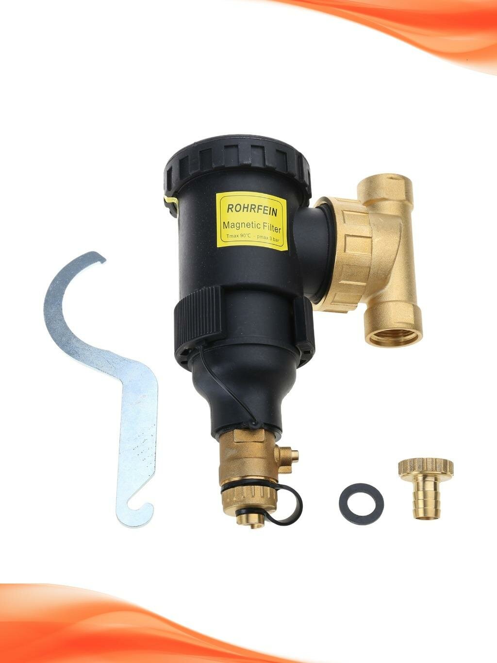 Магнитный фильтр для котла и системы отопления