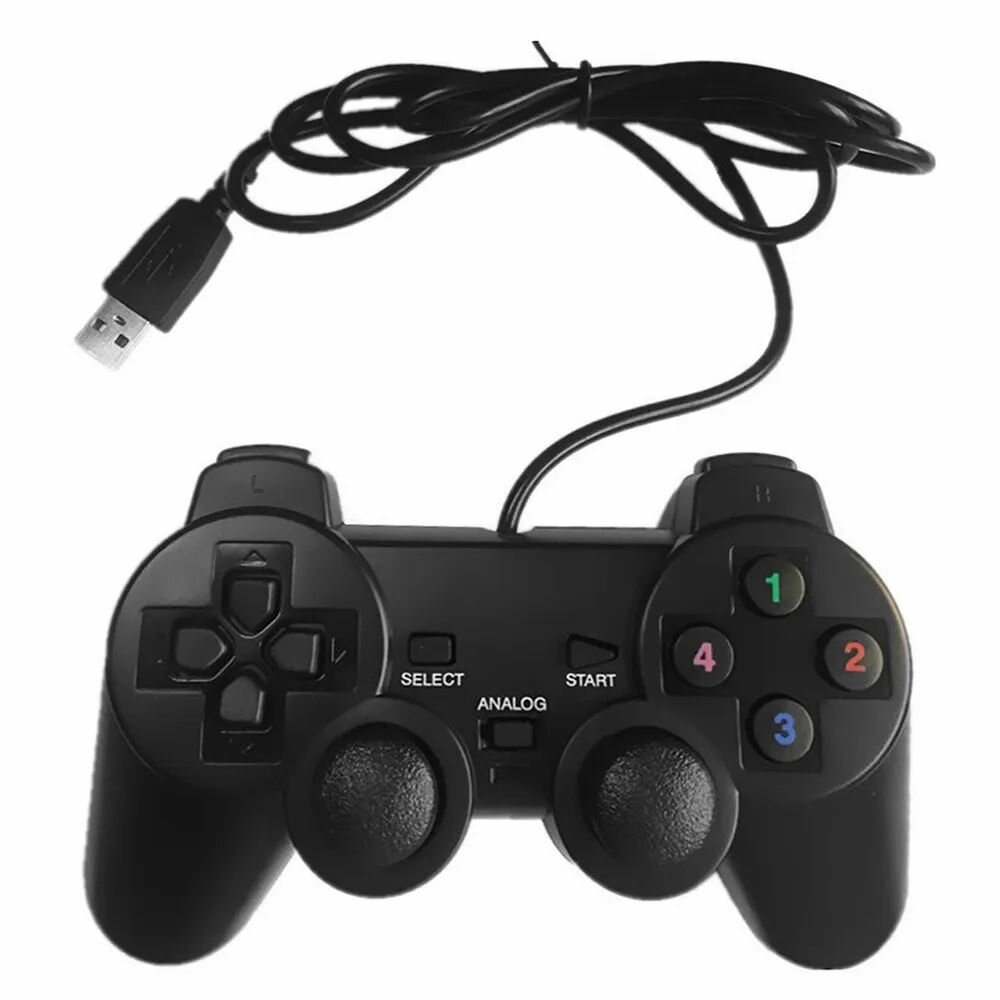 Проводной USB Игровой контроллер Gamepad Джойстик Joypad для портативного компьютера PC