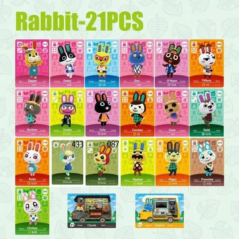 Комбинация Карточек Amiibo Серии Animal Crossing