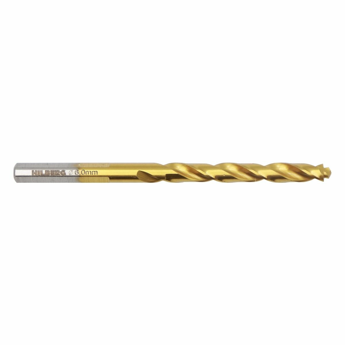 Сверло кобальтовое по металлу Hilberg 6.0x93(57) мм Cobalt TOP, CO060