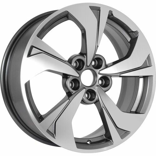 Колесный литой диск KHOMEN KHW1724 (JAC J7) R17x7 5x114.3 ET48 CB67.1 GRAY_FP