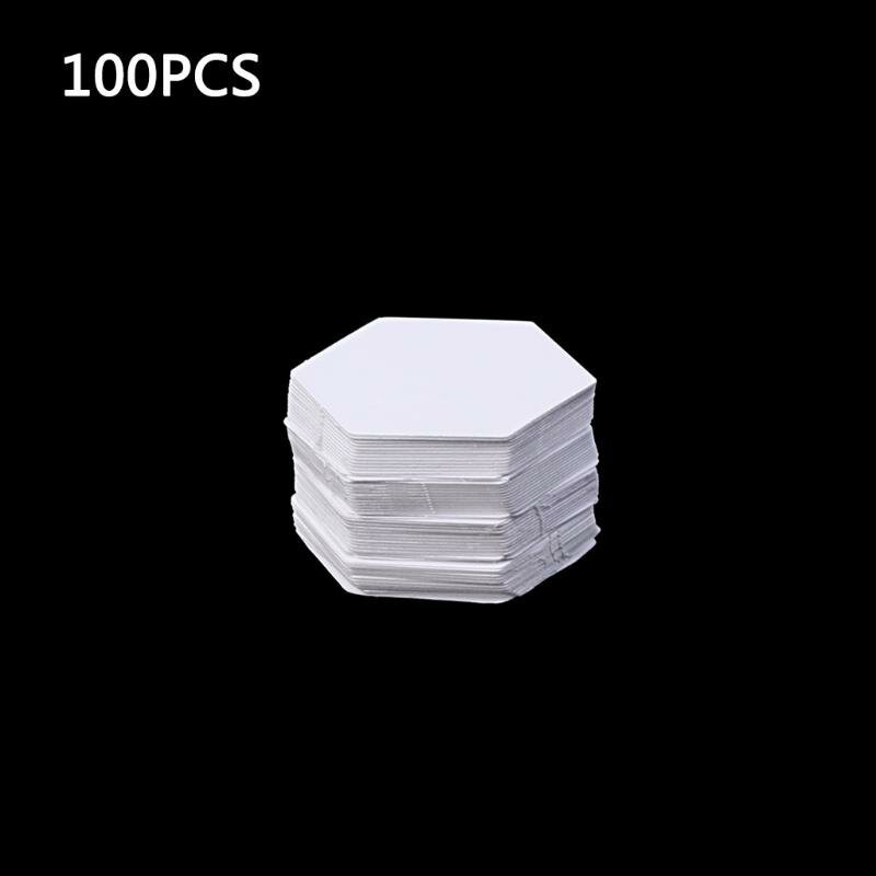 Шестиугольные шаблоны для пэчворка, 100 шт, 8MM
