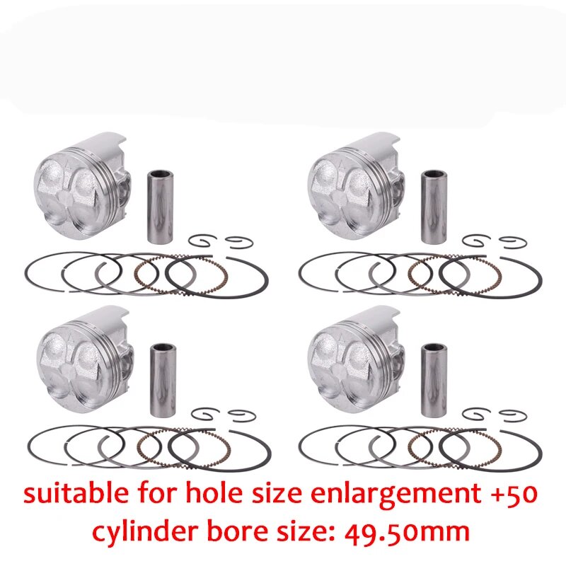 Комплект поршневых и поршневых колец для SUZUKI GSXR250 72A 73A 74A 913 GSF 4 set Piston Ring 50
