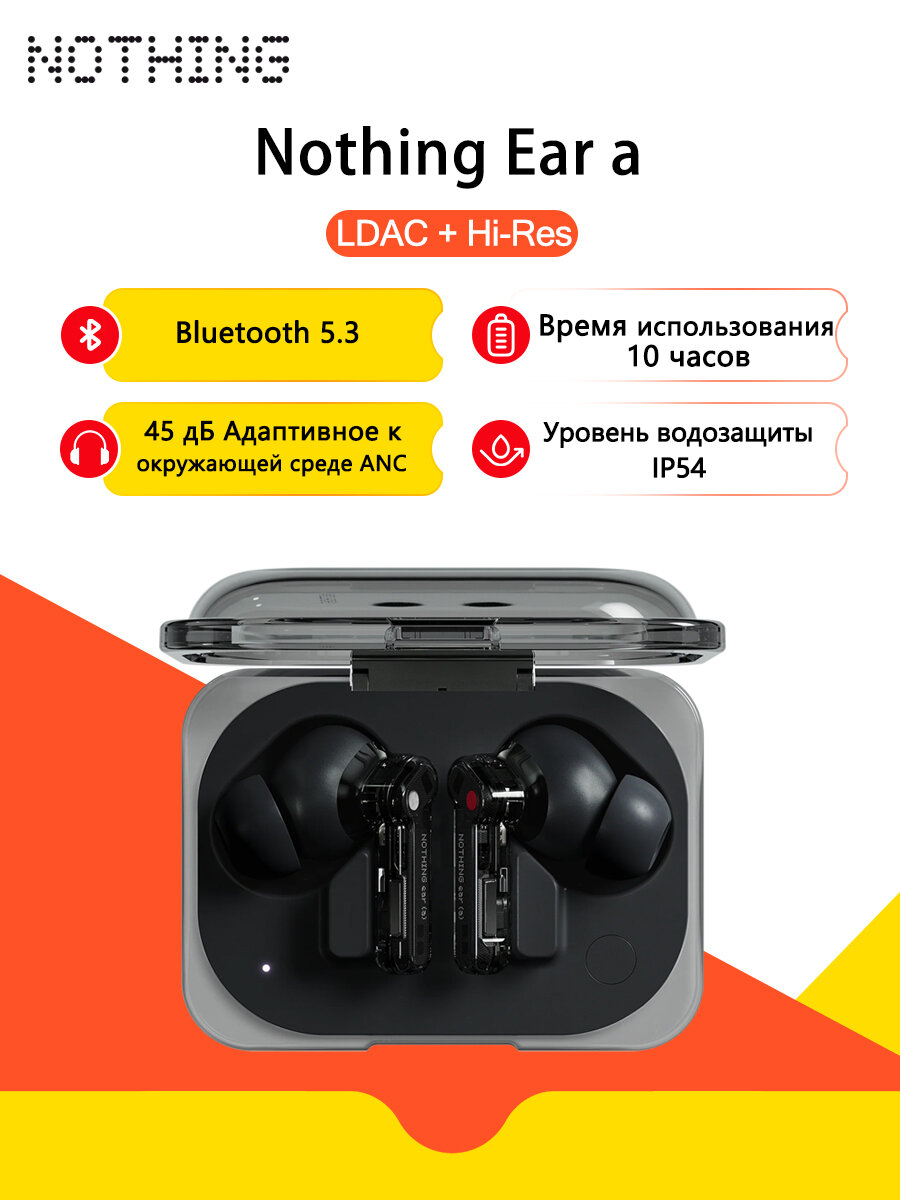 Беспроводные наушники Nothing ear (a) - Черные