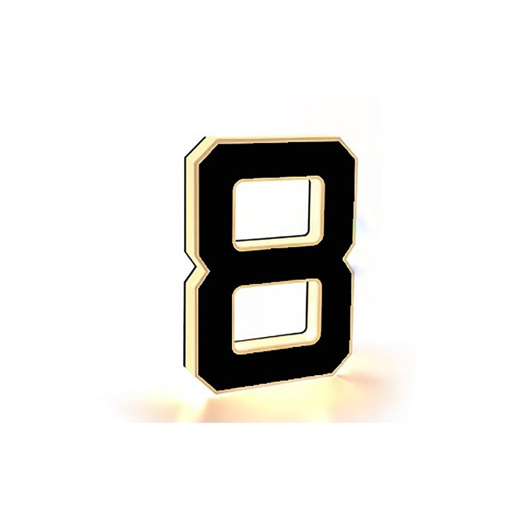 Номера домов с подсветкой Снаружи, Новый Водонепроницаемый Знак Адресных номеров с Подсветкой 2026 Года, Современный светодиодный Номер Дома с подсветкой для дома, Гаража, магазина