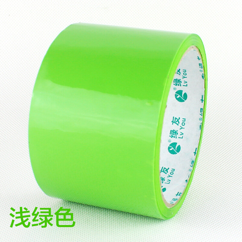 Зеленый друг 4.8 Широкая цветная лента 30m цветов Лента для герметизации Цветная лента Бумага F21 Лента Цветная упаковочная лента