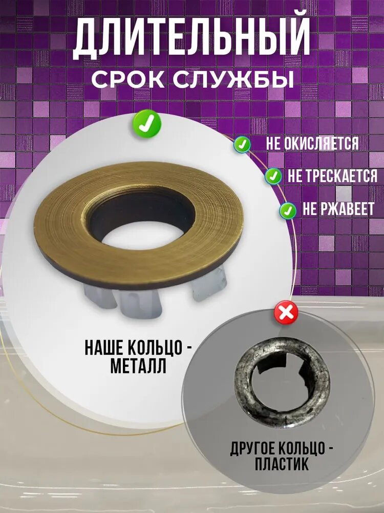 Кольцо перелива раковины — фото 1