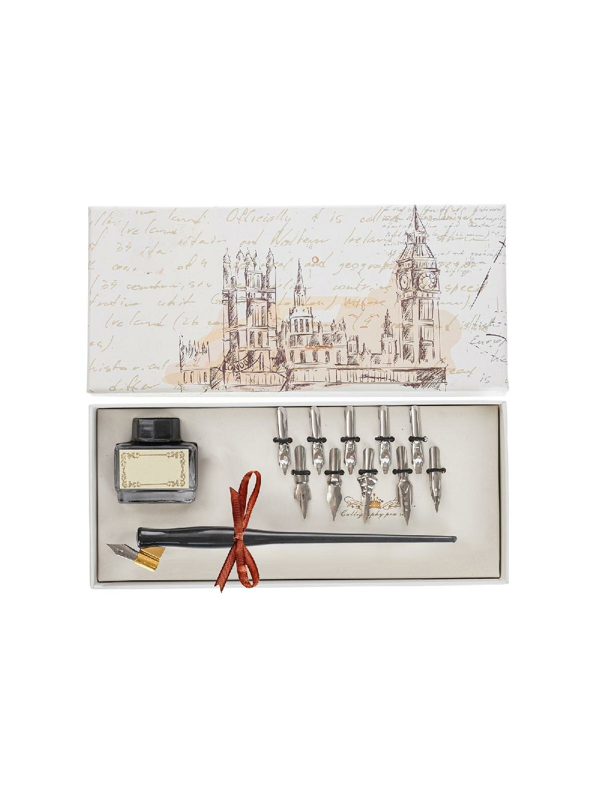 Погружение каллиграфия держатель ручки держатель косой DIP ручка с пером для рисования