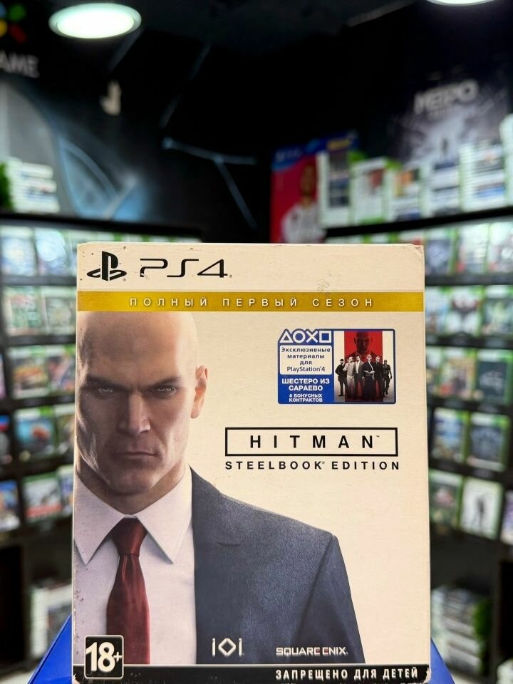 Игра HITMAN Steelbook Edition PS4 (Box)