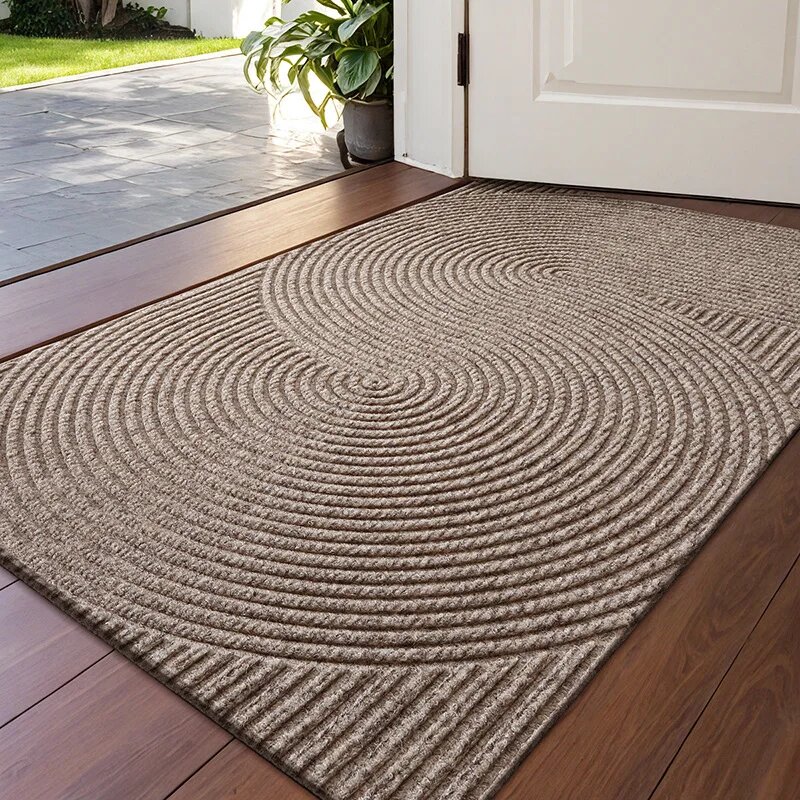 Коврик входной 60x90см Star Circle - Khaki
