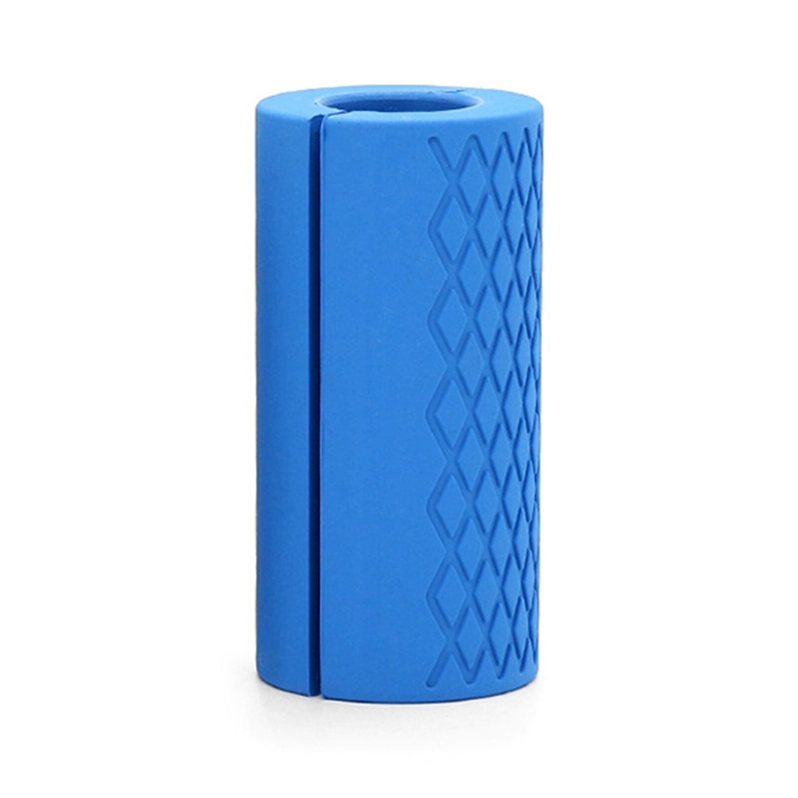 1pc Rubber Barbell Grips Hand Protector Biceps Curl Triceps Exercise Workout for Barbell Dumbbell Weight Lifting, Silicone, Black Blue Red Orange Rose Red, 10*5 cm, Inner Diameter 2.4 cm, 150 g