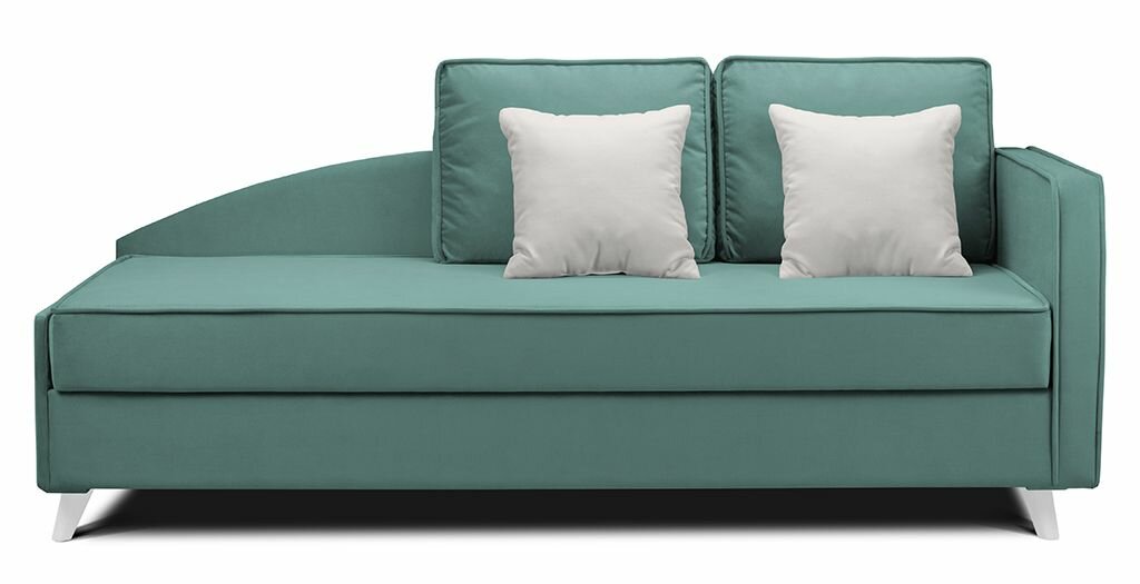 Тахта 4Home Альфа, велюр Velutto 43/Velutto 01, тахта односпальная, кровать тахта, диван нераскладной, в гостиную