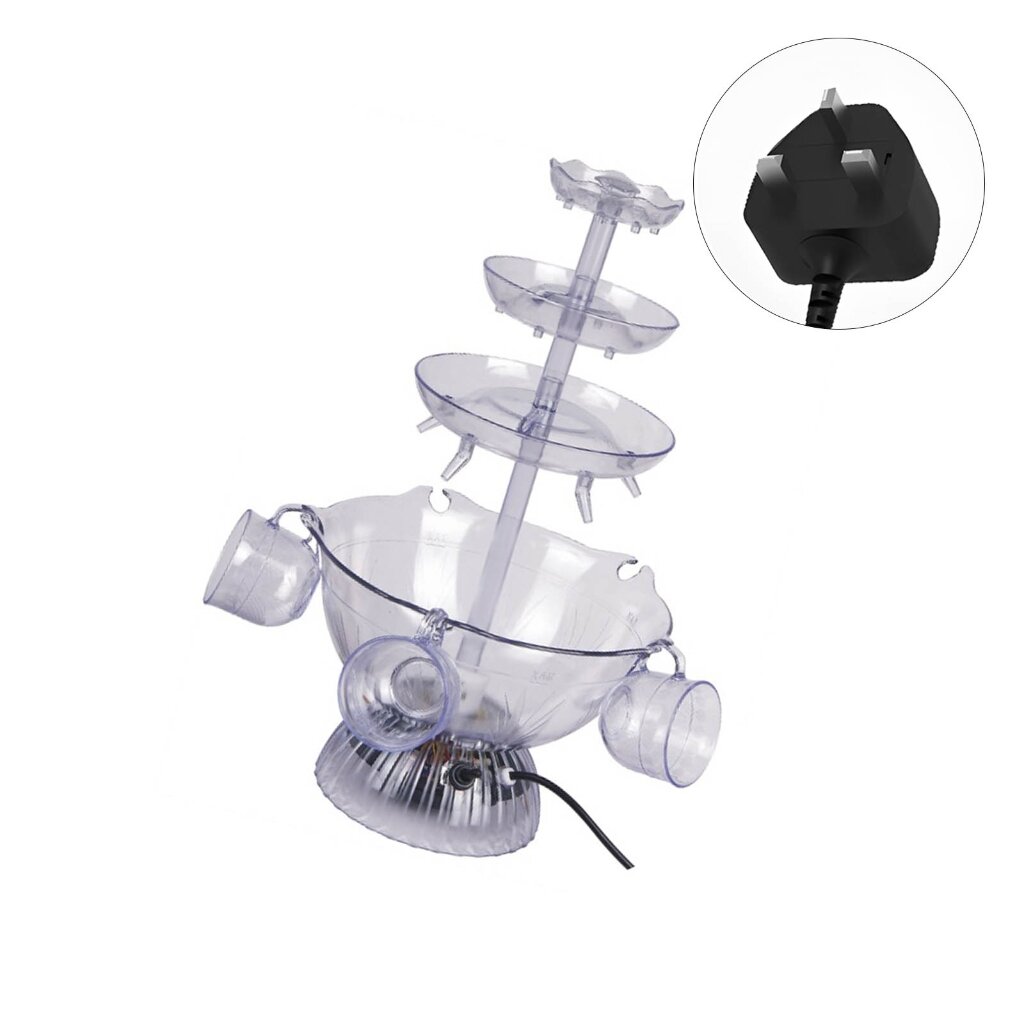 Британский Электрический Фонтан для Вечерних Напитков 220 В С Четким Обтекаемым Дизайном Для Домашних Мероприятий И Пабов