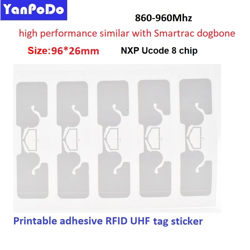 YANPODO RFID метка U8 Dogbone, U8 wet inlay
