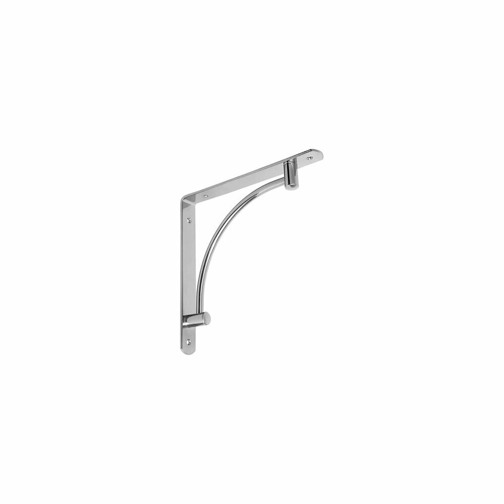 Кронштейн DOMART ARCH 200x200 хром 4660046011086 стальной хромированный, для настенных полок, повышенной нагрузки