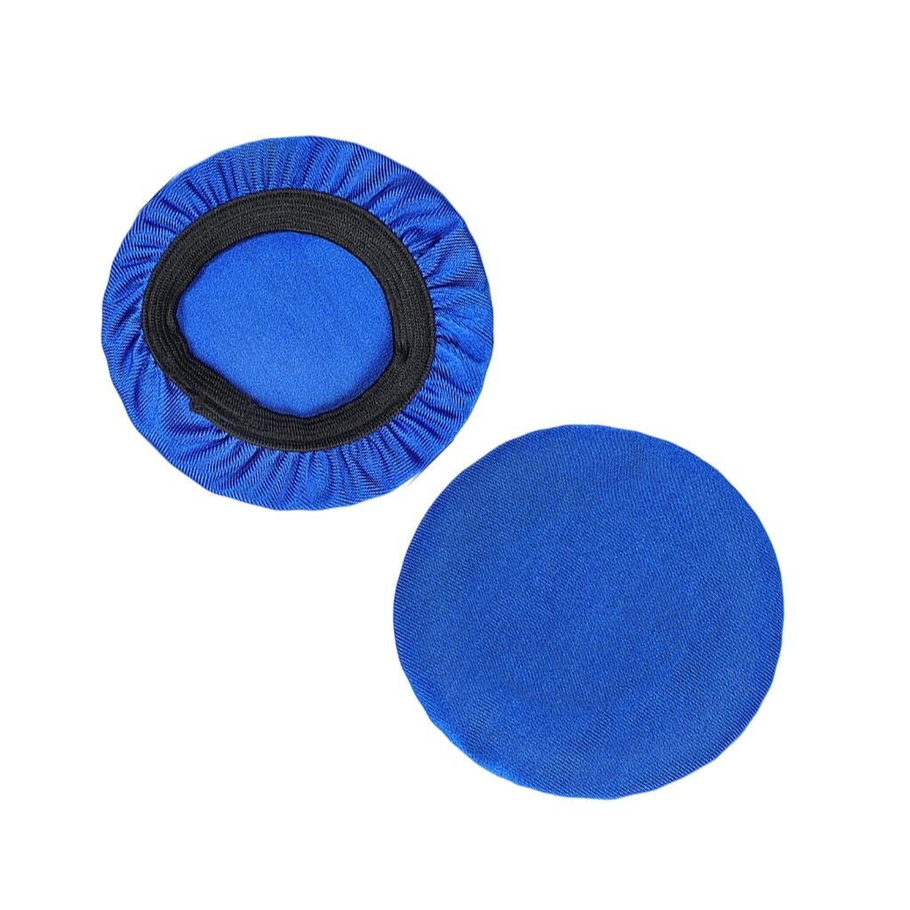 Одноразовый защитный чехол для наушников из эластичной лайкры универсальные наушники 6 ~ 8,5 см-синий