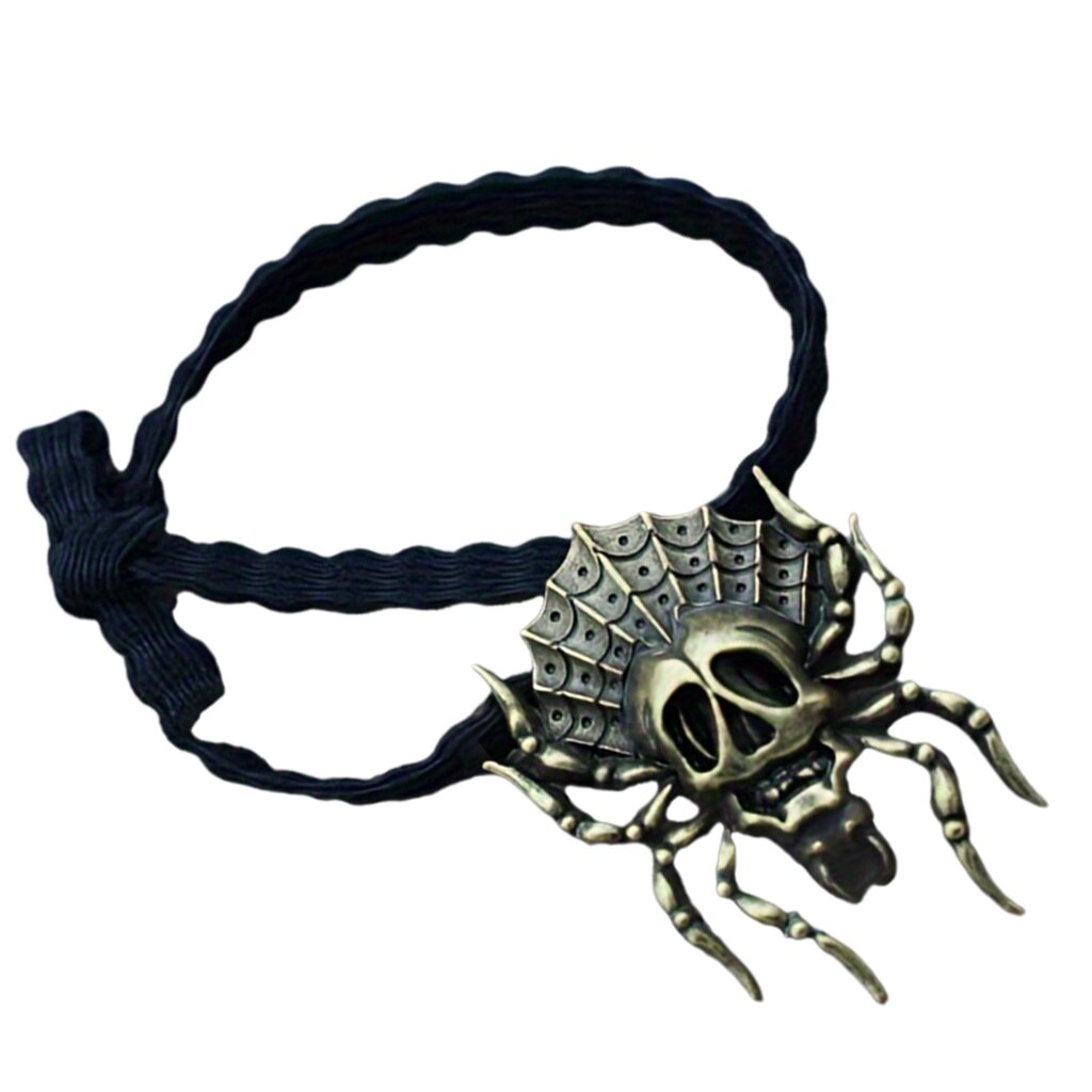 Женская Эластичная Веревка Для Головы Gothic Halloween Spider-Бронзовый