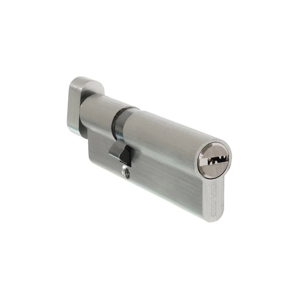 Цилиндр Doorlock V K2300AB N серия Variant, никелированный, 70xK30мм, кл/пов. кнопка, 5 перф. ключей 79101