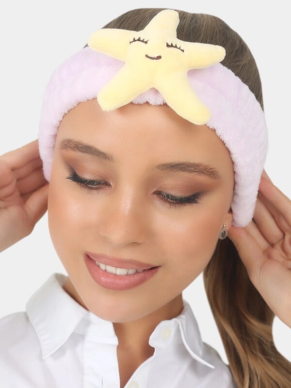 Beauty4Life Повязка для волос, женская, косметическая "Звездочки"