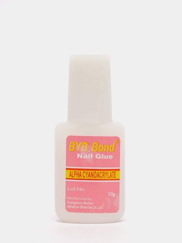 Клей для наращивания ногтей, типс и страз, с кисточкой, 10 г