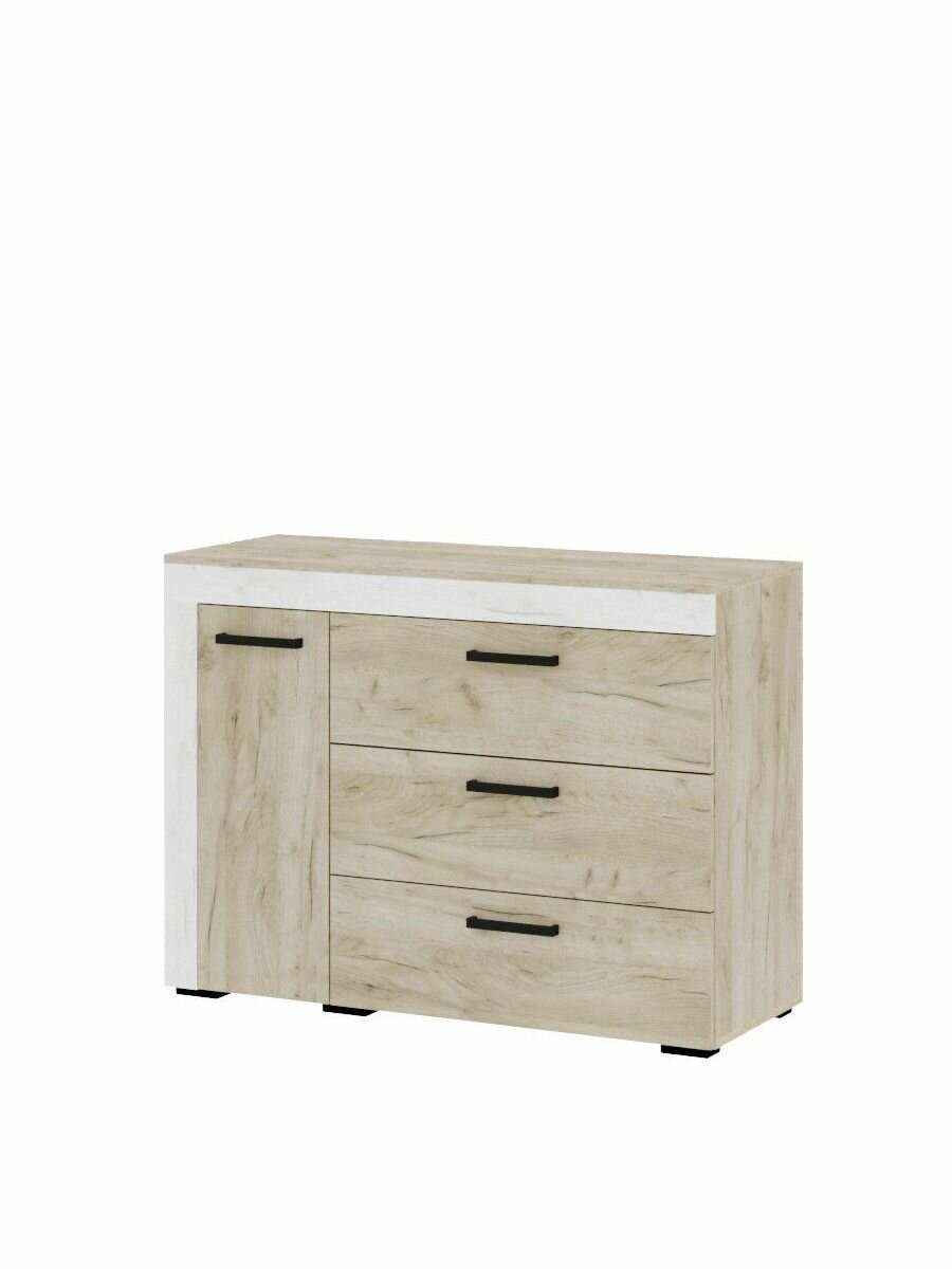 Комод Спальня Адель (дуб крафт серый/дуб крафт белый) 820х1100х425 тэкс