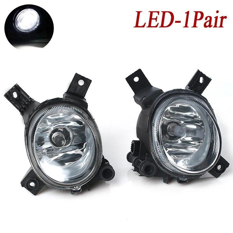 Передний бампер автомобиля, противотуманная фара, противотуманная фара, фара дальнего света для Audi A4 S4 S3 Avant B7 2005 2006 2007-2013 8E 0941699 C 8E 0941700 C LED-1Pair