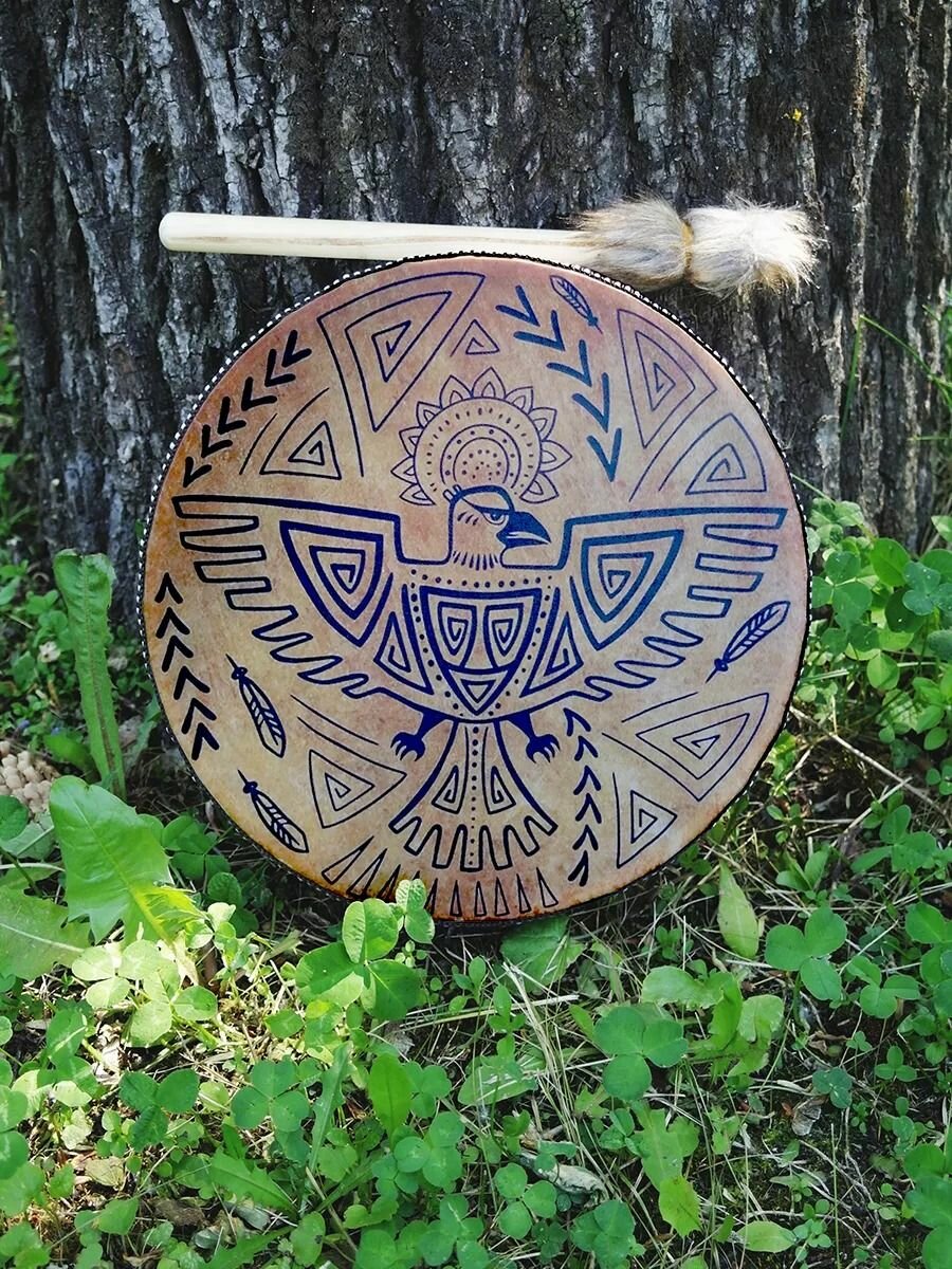 Бубен шаманский оригинальный подарок