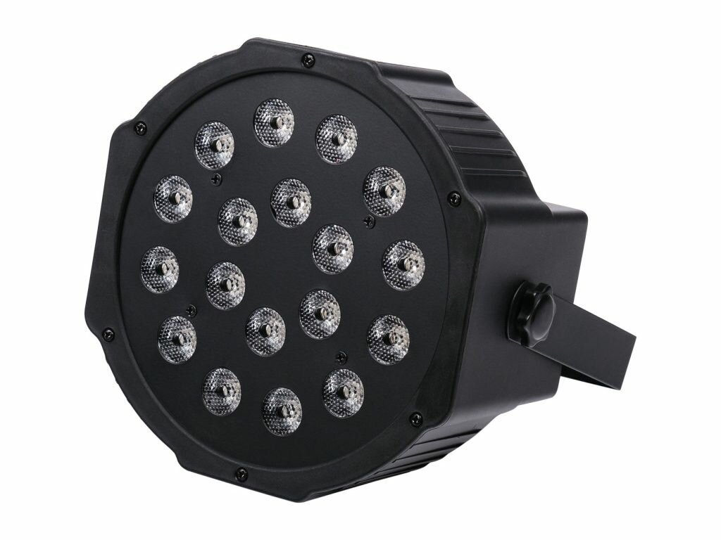 PL008-BR (PL008) Светодиодный прожектор, RGB, 18х1Вт, Bi Ray